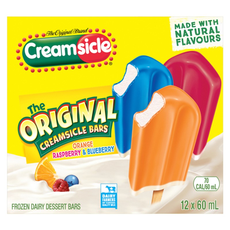 Popsicle Ice Pop Creamsicle Bars Orange Raspberry And Blueberry 12 x 60 ...