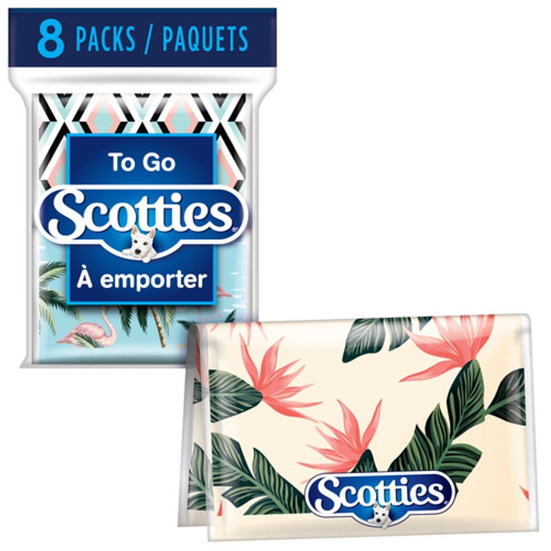 Scotties To Go 3 Ply Facial Tissues 8 pack - Voilà Online Groceries ...