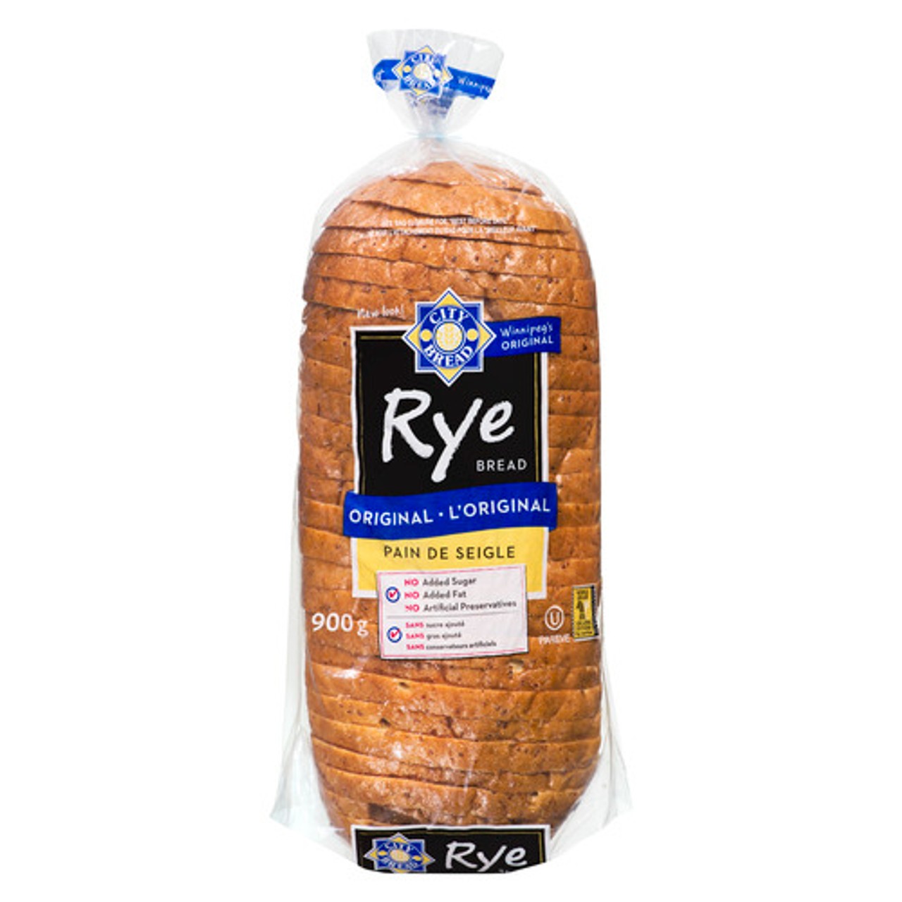 City Bread Rye Sliced Bread 900 g - Voilà Online Groceries & Offers