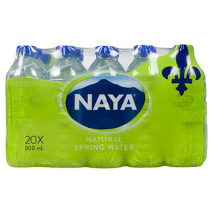 Naya Natural Spring Water 20 x 500 ml (bottles) - Voilà Online ...