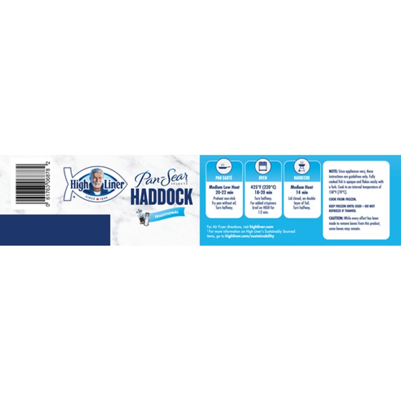High Liner Frozen Pan Seared Haddock Fillet Traditional 500 g - Voilà ...