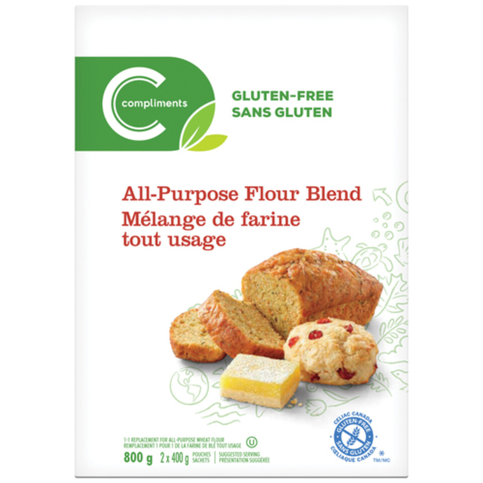Compliments Gluten-Free All Purpose Flour Blend 800 g - Voilà Online ...