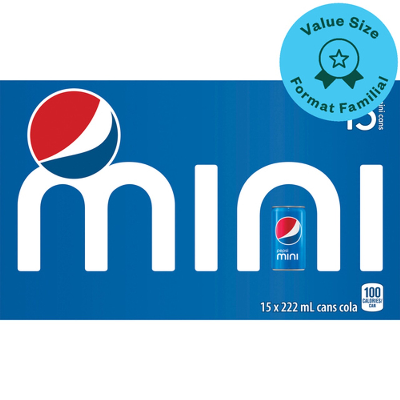 Pepsi Soft Drink Mini 15 x 222 ml (cans) - Voilà Online Groceries & Offers