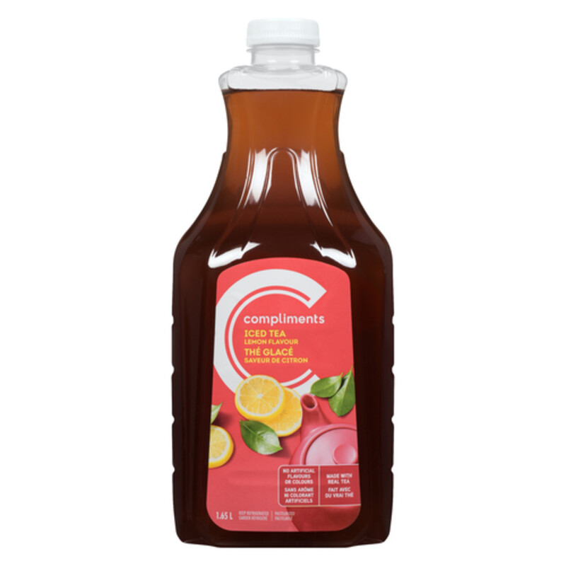 Compliments Iced Tea Lemon 1.65 L - Voilà Online Groceries & Offers