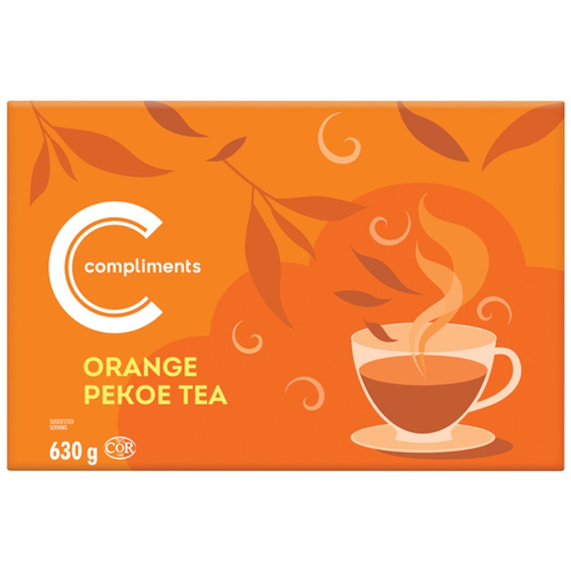 Compliments Tea Orange Pekoe 200 Tea Bags - Voilà Online Groceries & Offers