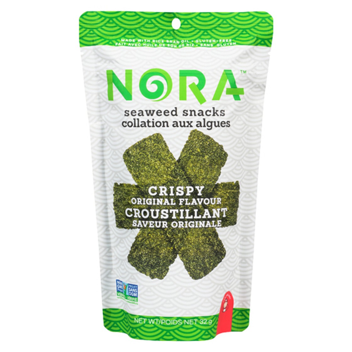 Nora Snacks Seaweed Original Crispy 32 g - Voilà Online Groceries & Offers