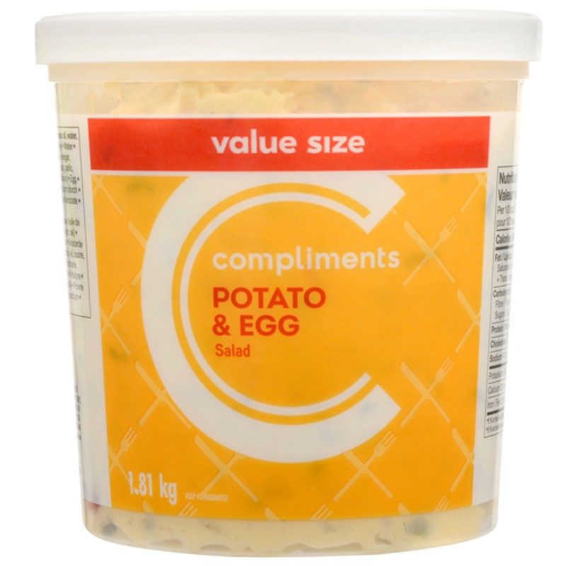 Compliments Salad Potato & Egg 1.81 kg - Voilà Online Groceries & Offers