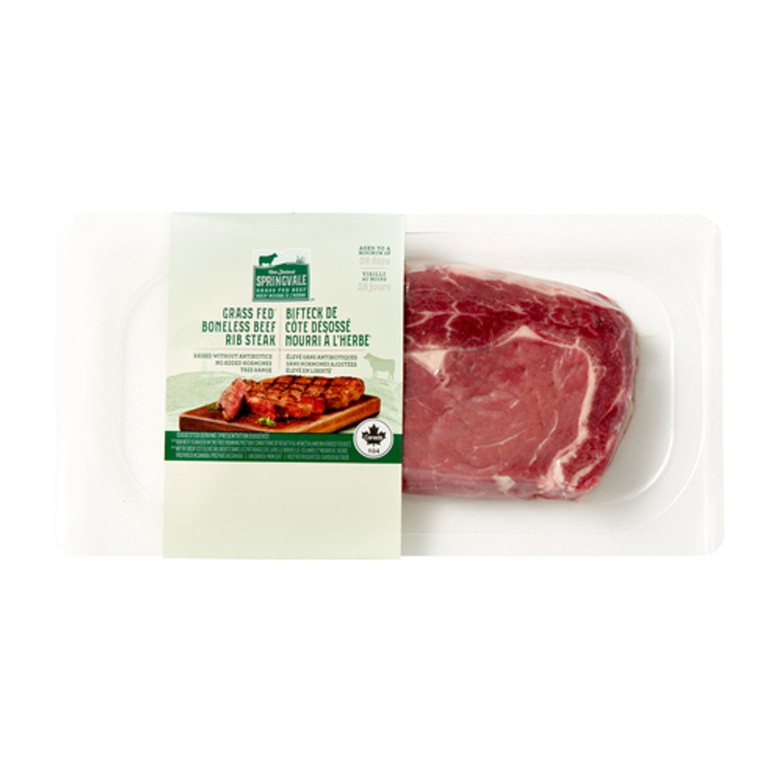 Springvale Grass Fed Beef Rib Steak - Voilà Online Groceries & Offers