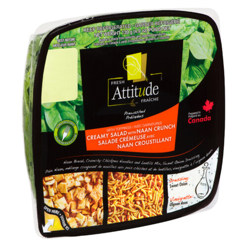 Fresh Attitude Creamy Salad Kit With Naan Crunch 139 g - Voilà Online ...