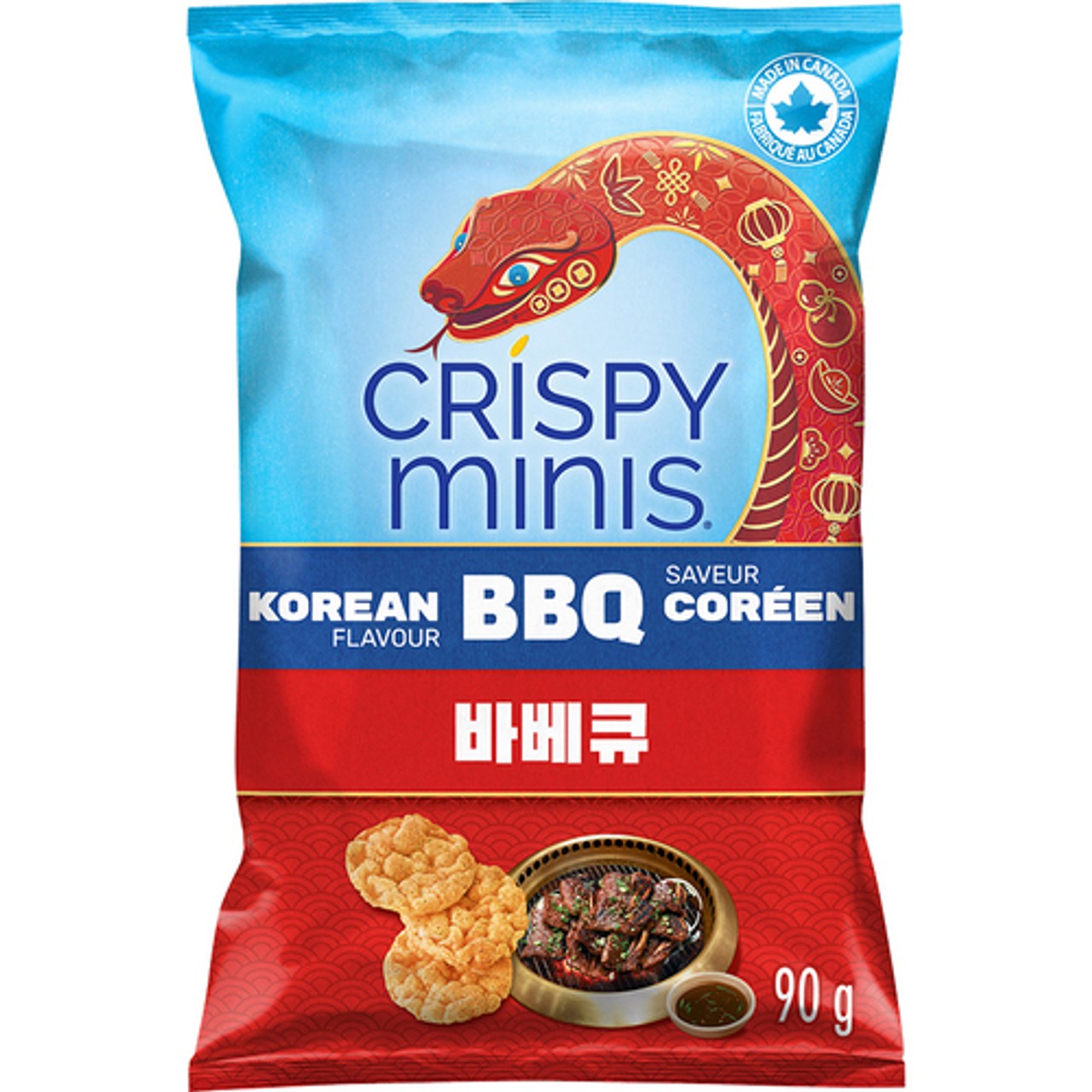 Quaker Crispy Minis Cakes Brown Rice Korean BBQ Flavour 90 g - Voilà ...