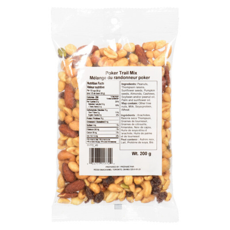 Reddi Snack Poker Trail Mix 200 g - Voilà Online Groceries & Offers