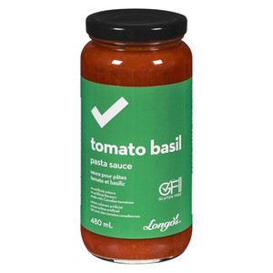 Longo's Essential Pasta Sauce Tomato Basil 480 ml - Voilà Online ...