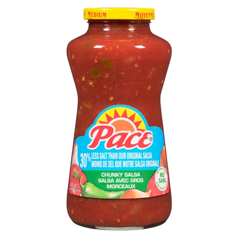 Pace Salsa Medium Thick Chunky Low Sodium 642 ml - Voilà Online ...