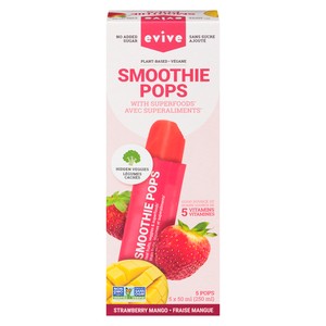 Evive Smoothie Pops Strawberry Mango 250 ml - Voilà Online Groceries ...