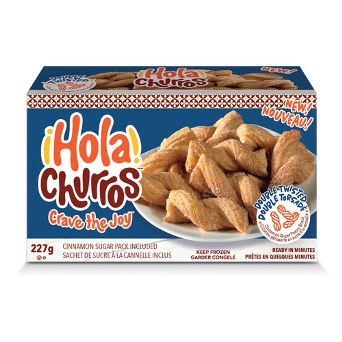 Hola Churros Double Twisted 227 g (frozen) - Voilà Online Groceries ...