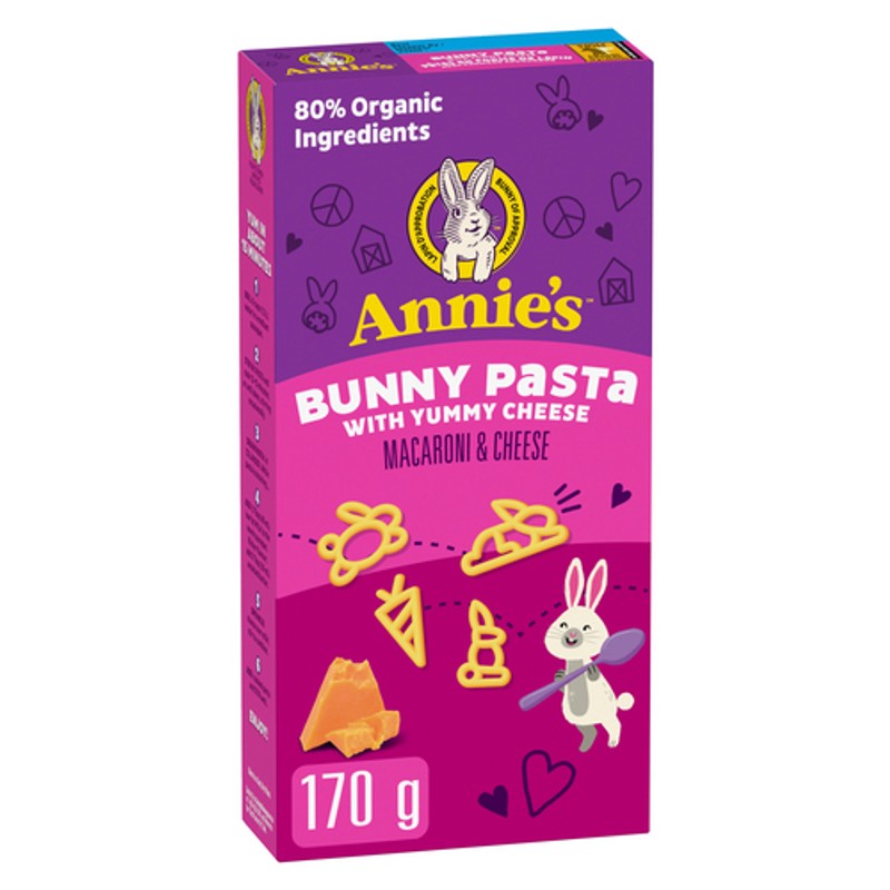 Annie's Macaroni & Cheese Bunny Pasta With Yummy Cheese 170 g - Voilà ...