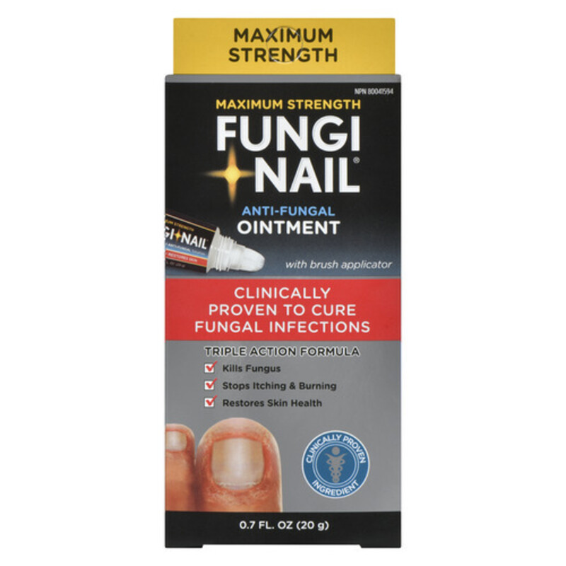 Fungi Nail Anti-Fungal Ointment With Brush Applicator Maximum Strength ...