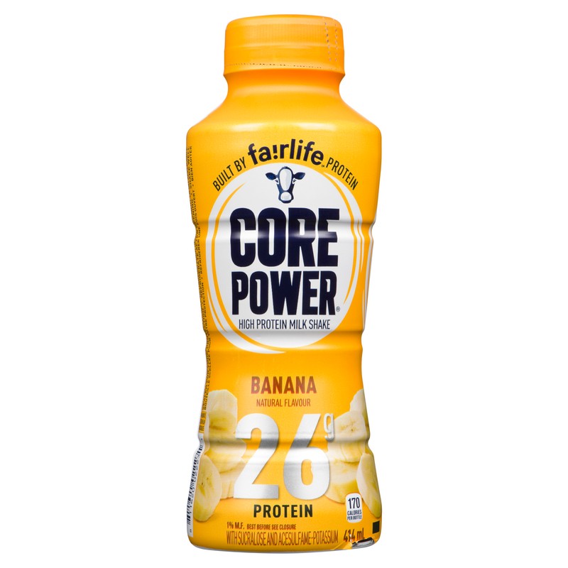 Core Power Protein Milkshake Banana 414 ml - Voilà Online Groceries ...