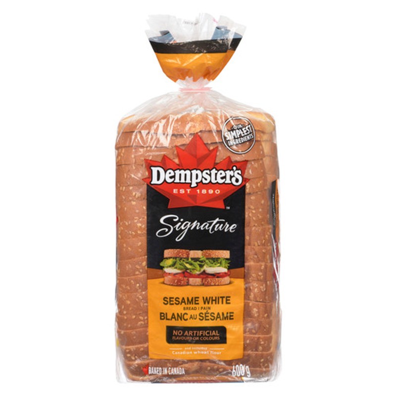 Dempster's Signature Bread Sesame White 600 g - Voilà Online Groceries ...