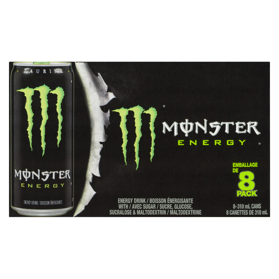 Monster Energy Drink Taurine 8 x 310 ml (cans) - Voilà Online Groceries ...