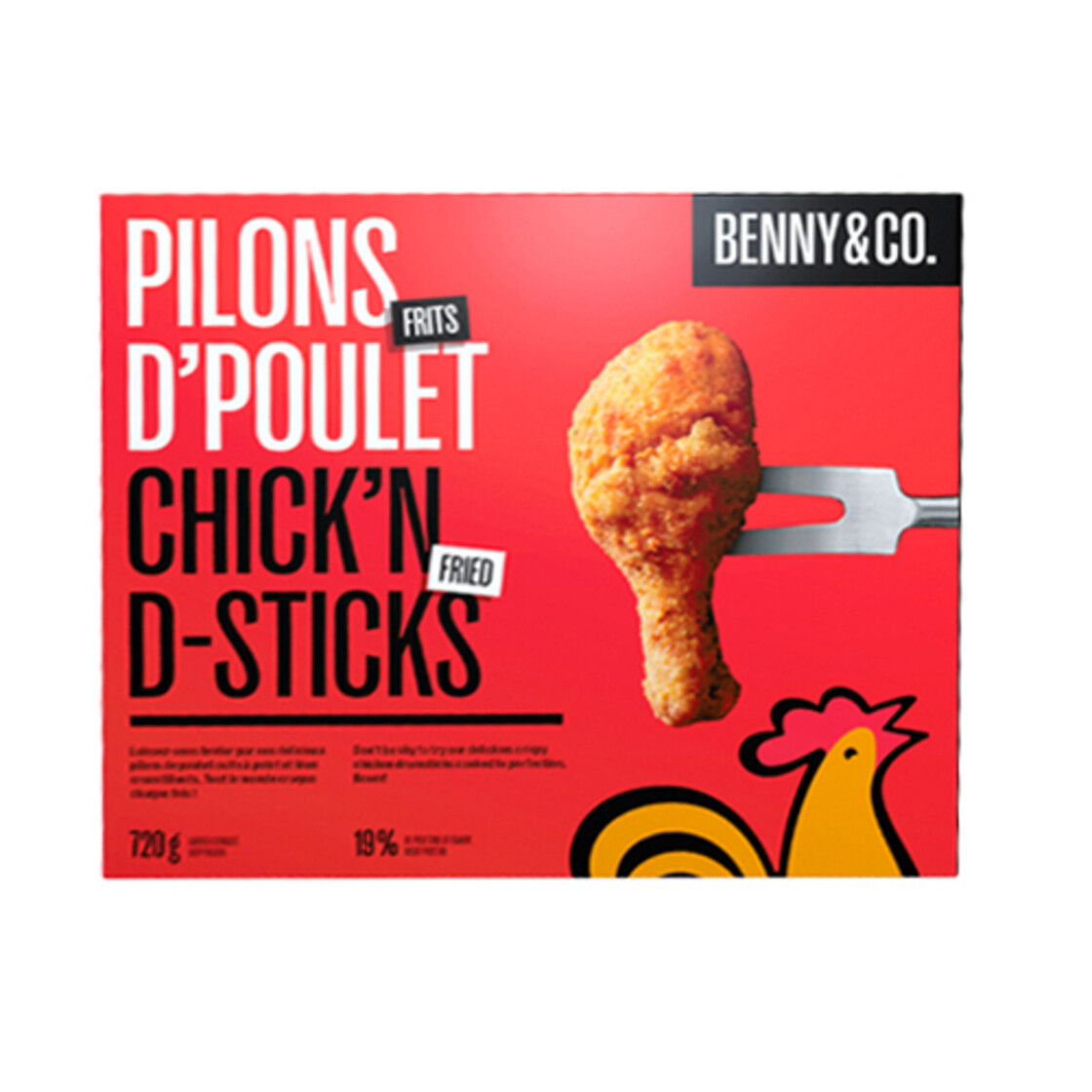 Benny&Co. Frozen Fried Drumsticks Chicken 720 g - Voilà Online ...