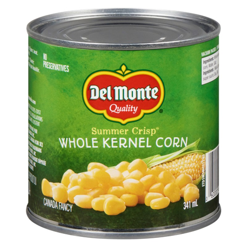 Del Monte Canned Whole Kernel Corn Summer Crisp 341 ml - Voilà Online ...