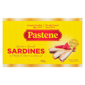 Pastene Spiced Sardines In Olive Oil 120 g - Voilà Online Groceries ...