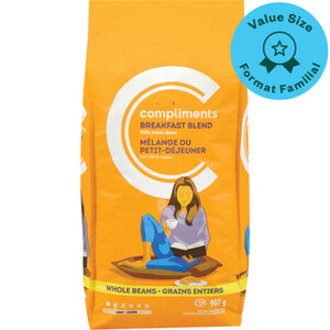 Compliments Coffee Whole Bean Breakfast Blend 907 g - Voilà Online ...