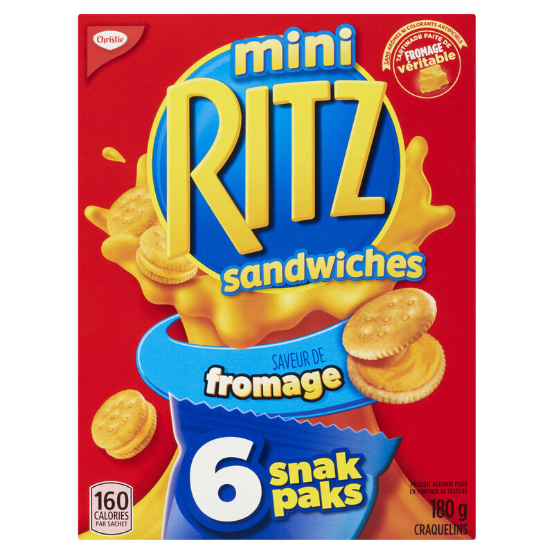 Christie Ritz Bits Sandwich Crackers Cheese 180 g - Voilà Online ...