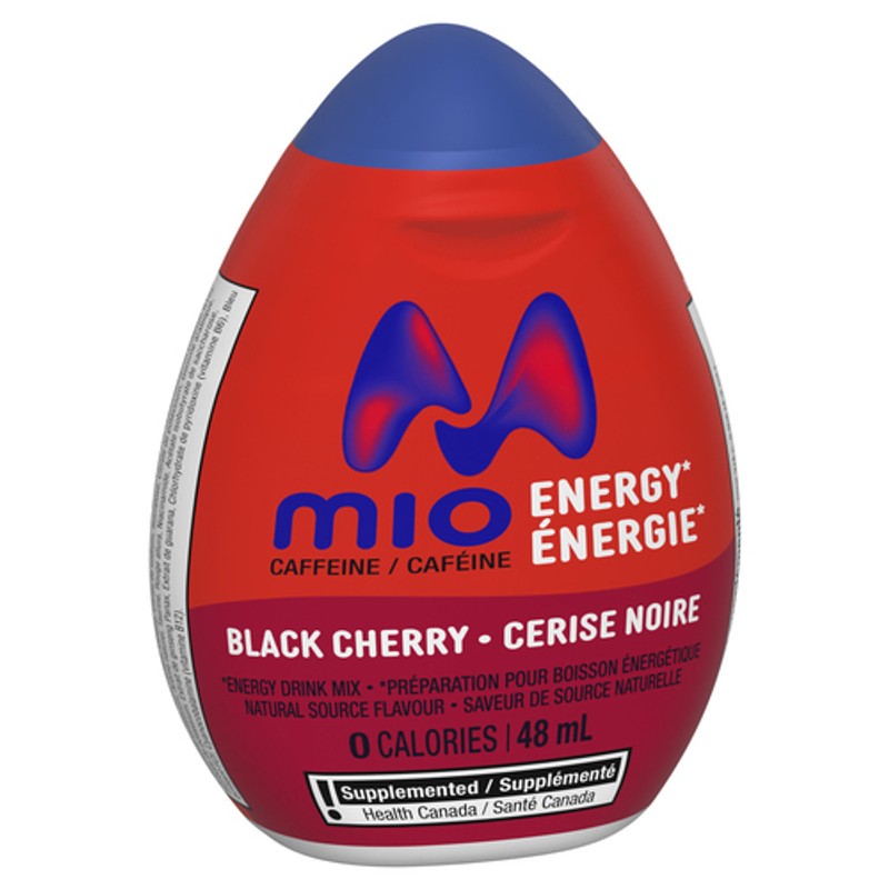 Mio Energy Drink Mix Black Cherry 48 ml - Voilà Online Groceries & Offers