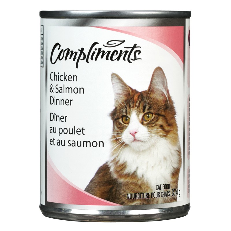 Compliments Wet Cat Food Chicken & Salmon 374 g - Voilà Online ...