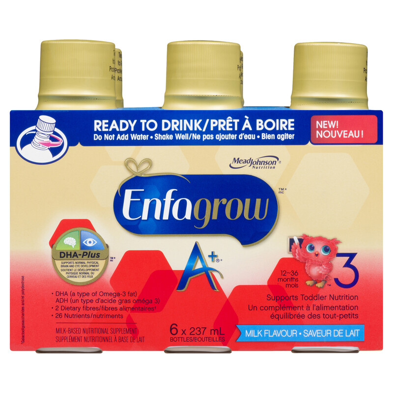 Enfagrow A+ Ready To Drink Milk Toddler Formula 6 x 237 ml - Voilà ...