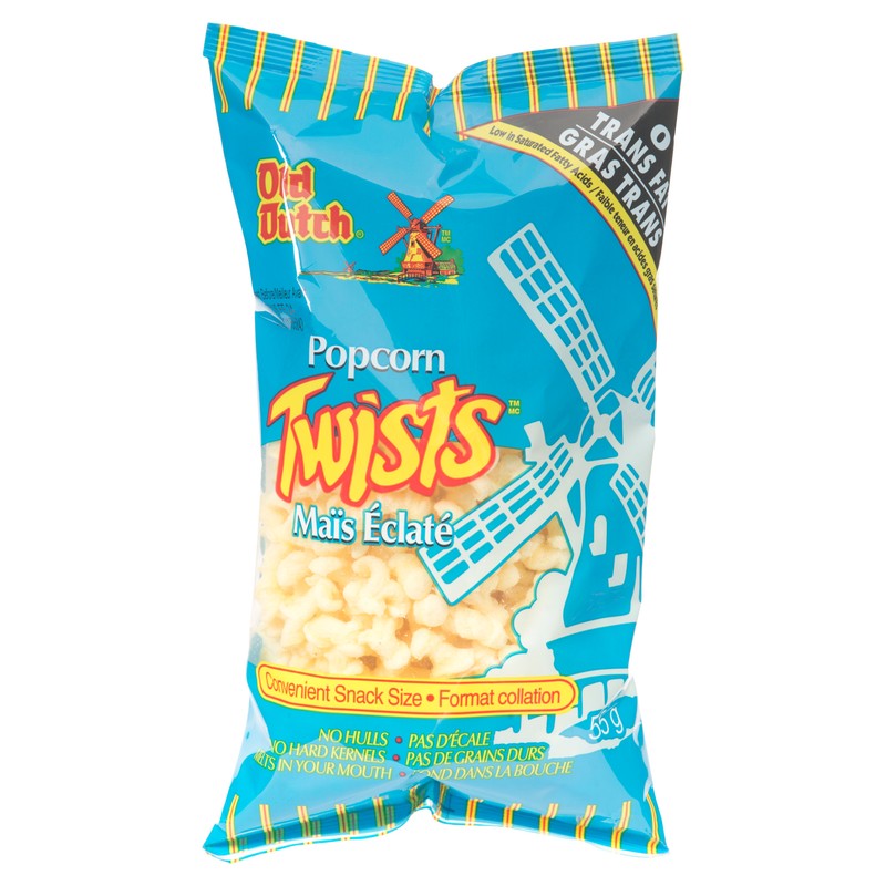 Old Dutch Popcorn Twists 55 g - Voilà Online Groceries & Offers