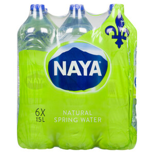 Naya Natural Spring Water 6 x 1.5 L (bottles) - Voilà Online Groceries ...