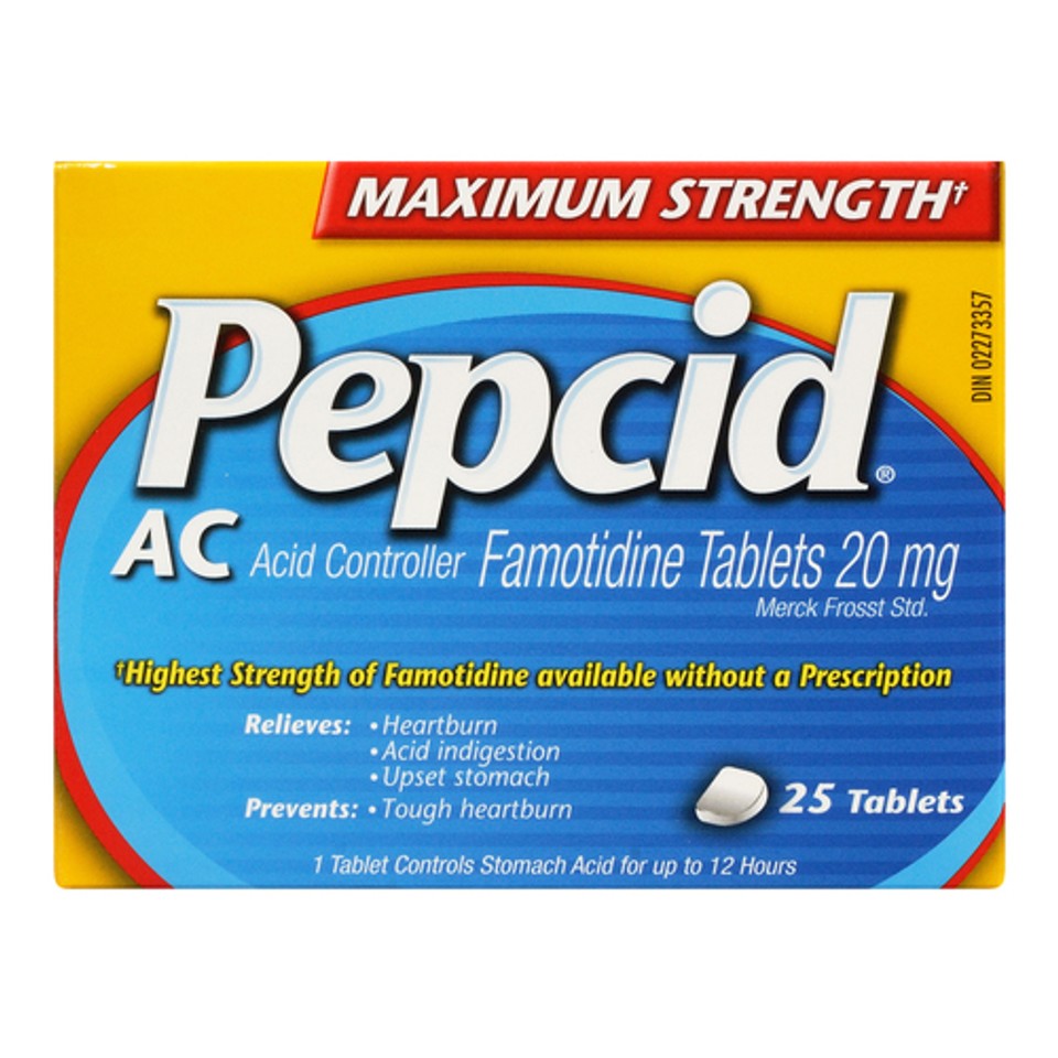 Pepcid Acid Controller Maximum Strength Tablets 25 Count - Voilà Online ...