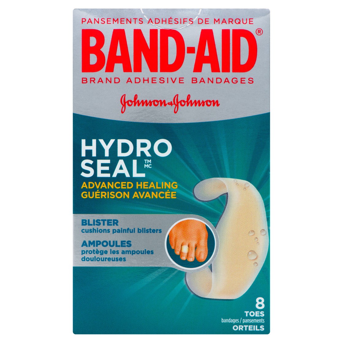 Band-Aid Advanced Healing Bandages Blister Cushions For Toes 8 EA ...