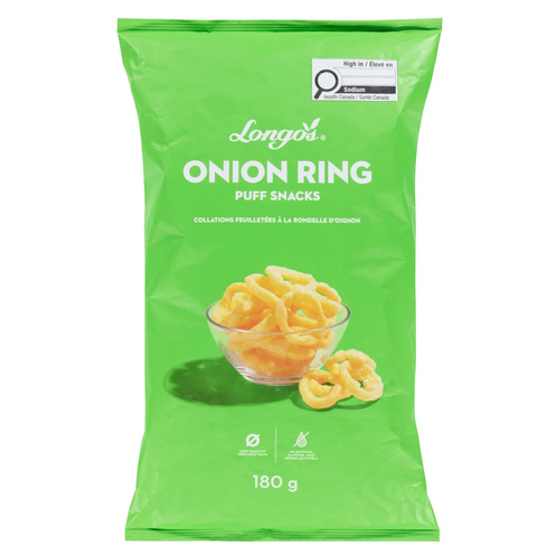 Longo's Puff Snacks Onion Ring 180 g - Voilà Online Groceries & Offers