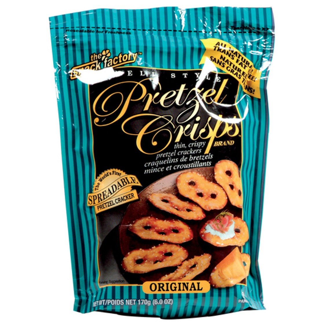 The Snack Factory Pretzel Crisps Original 170 g - Voilà Online ...