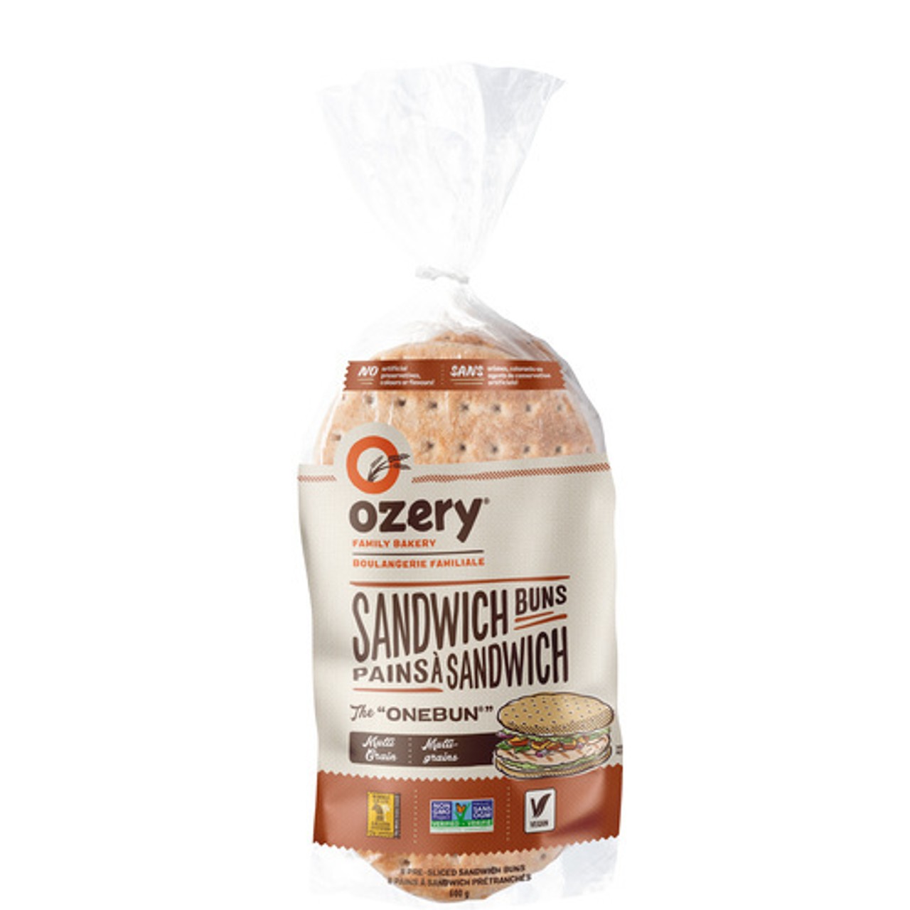 Ozery Bakery Sandwich Bun Multigrain Whole Grain 600 g - Voilà Online ...