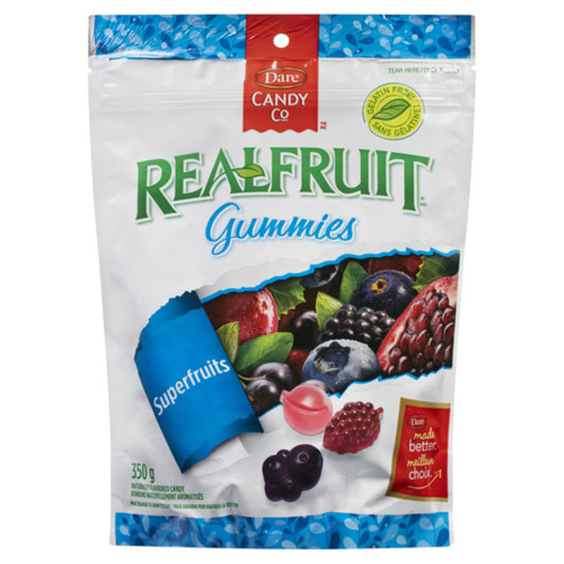 Dare Fresh Pack Real Fruit Candy Gummies Super Fruits 350 g - Voilà ...