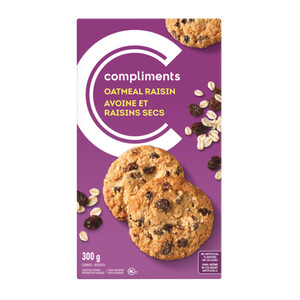 Compliments Cookies Oatmeal Raisin 300 g - Voilà Online Groceries & Offers
