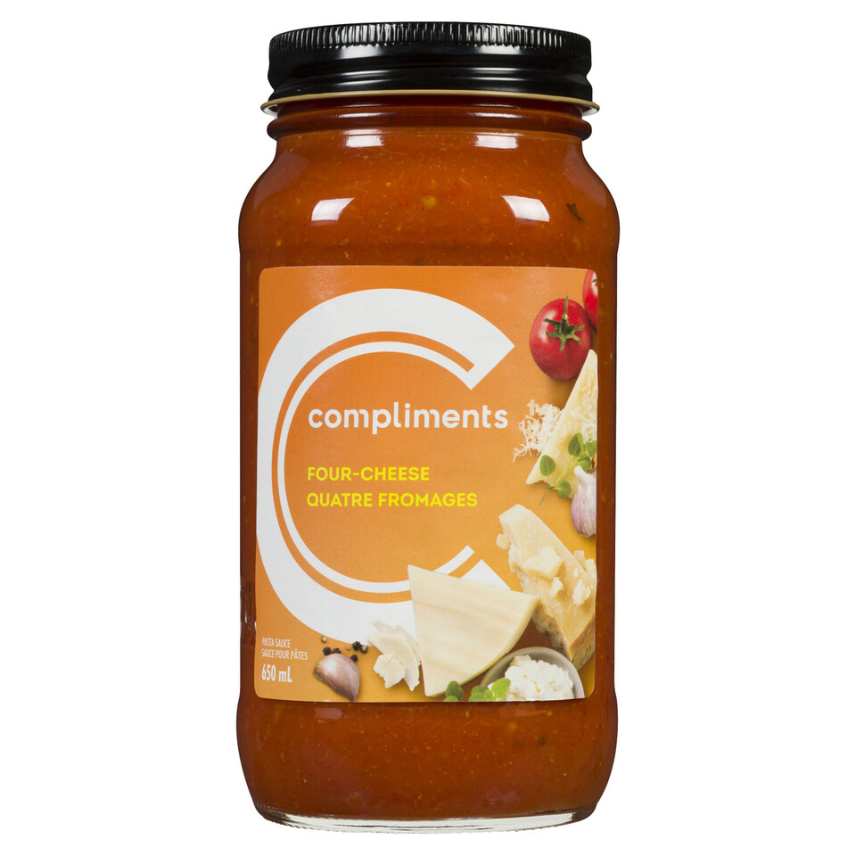 Compliments Pasta Sauce Four Cheese 650 ml - Voilà Online Groceries ...