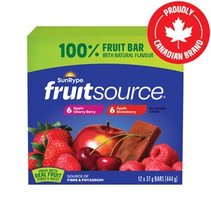 SunRype Fruitsource 100% Fruit Bar Variety Pack 12 x 37 g - Voilà ...