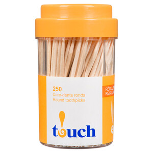 Touch Toothpicks Regular 250 Pack - Voilà Online Groceries & Offers