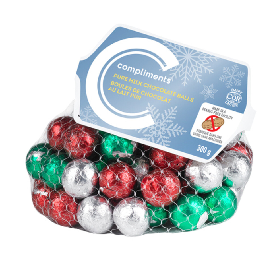 Compliments Chocolate Balls Pure Milk Chocolate 300 g - Voilà Online ...