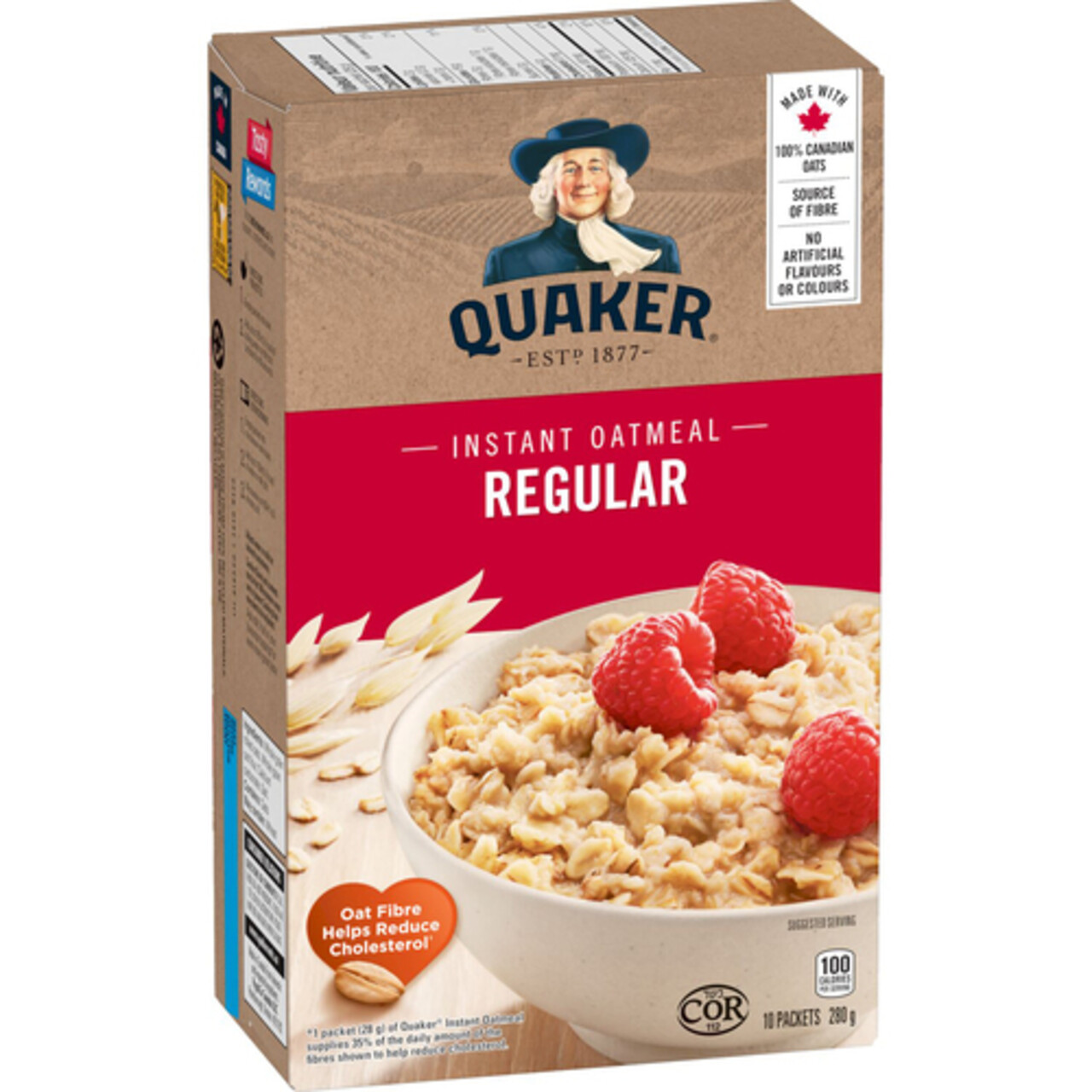 Quaker Instant Oatmeal Regular 280 g - Voilà Online Groceries & Offers