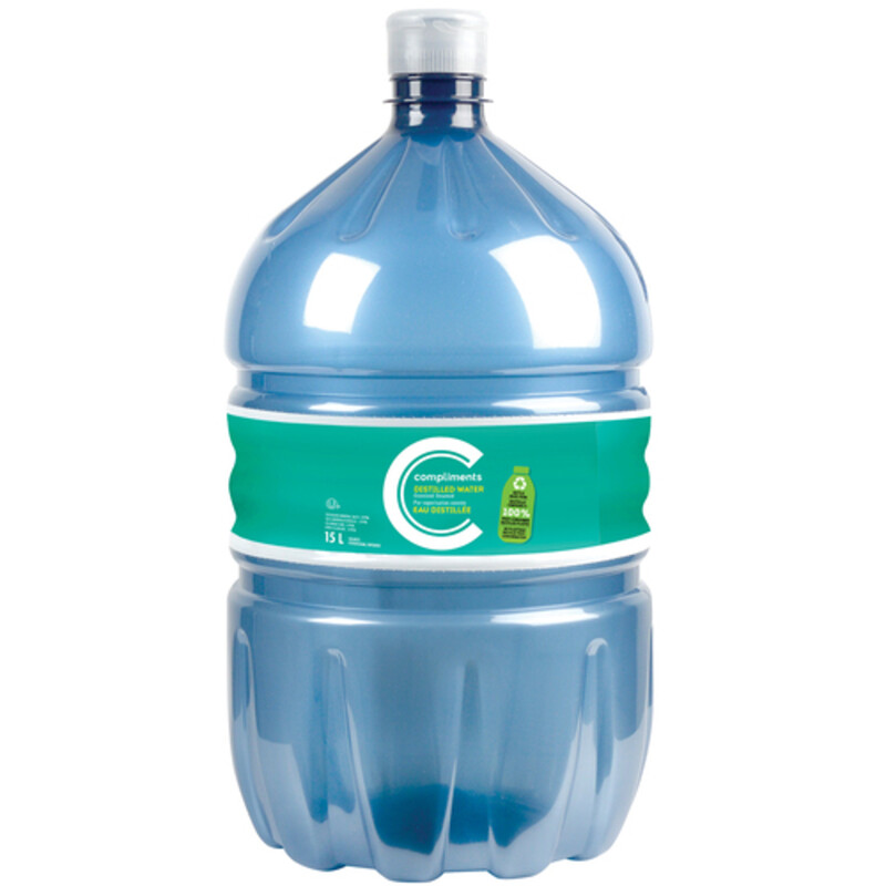 Compliments Distilled Water 15 L - Voilà Online Groceries & Offers
