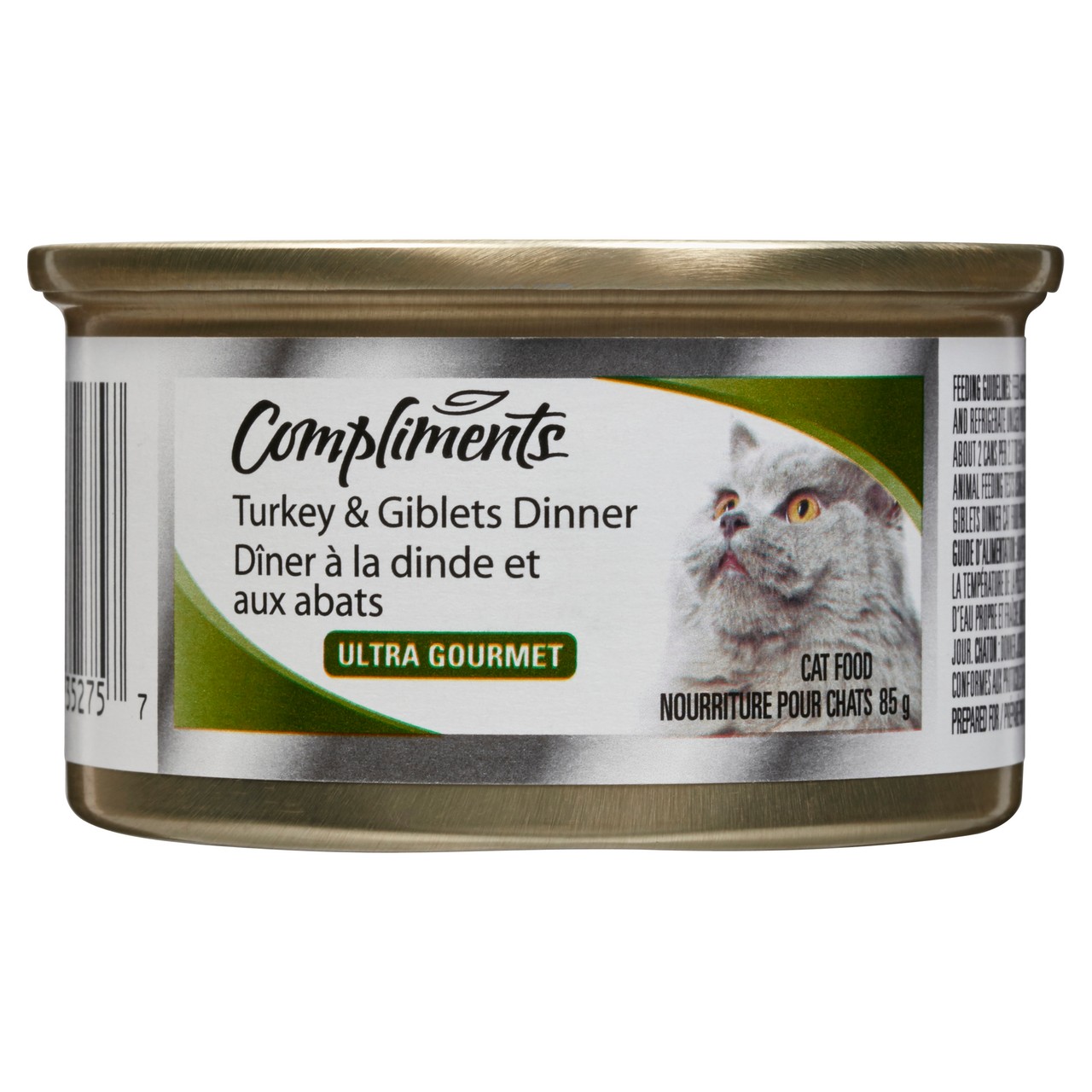 Compliments Wet Cat Food Turkey Giblet Pate 85 g - Voilà Online ...