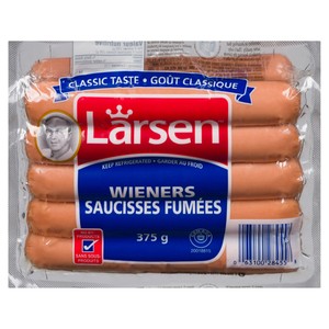 Larsen Classic Wieners 375 g - Voilà Online Groceries & Offers
