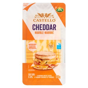 Castello Sliced Cheese Cheddar Marble 8 Slices 165 g - Voilà Online ...
